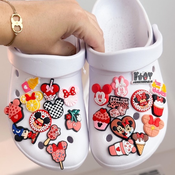 Accessories | 23 Disney Minnie Mickey Croc Charm Jibbitz | Poshmark